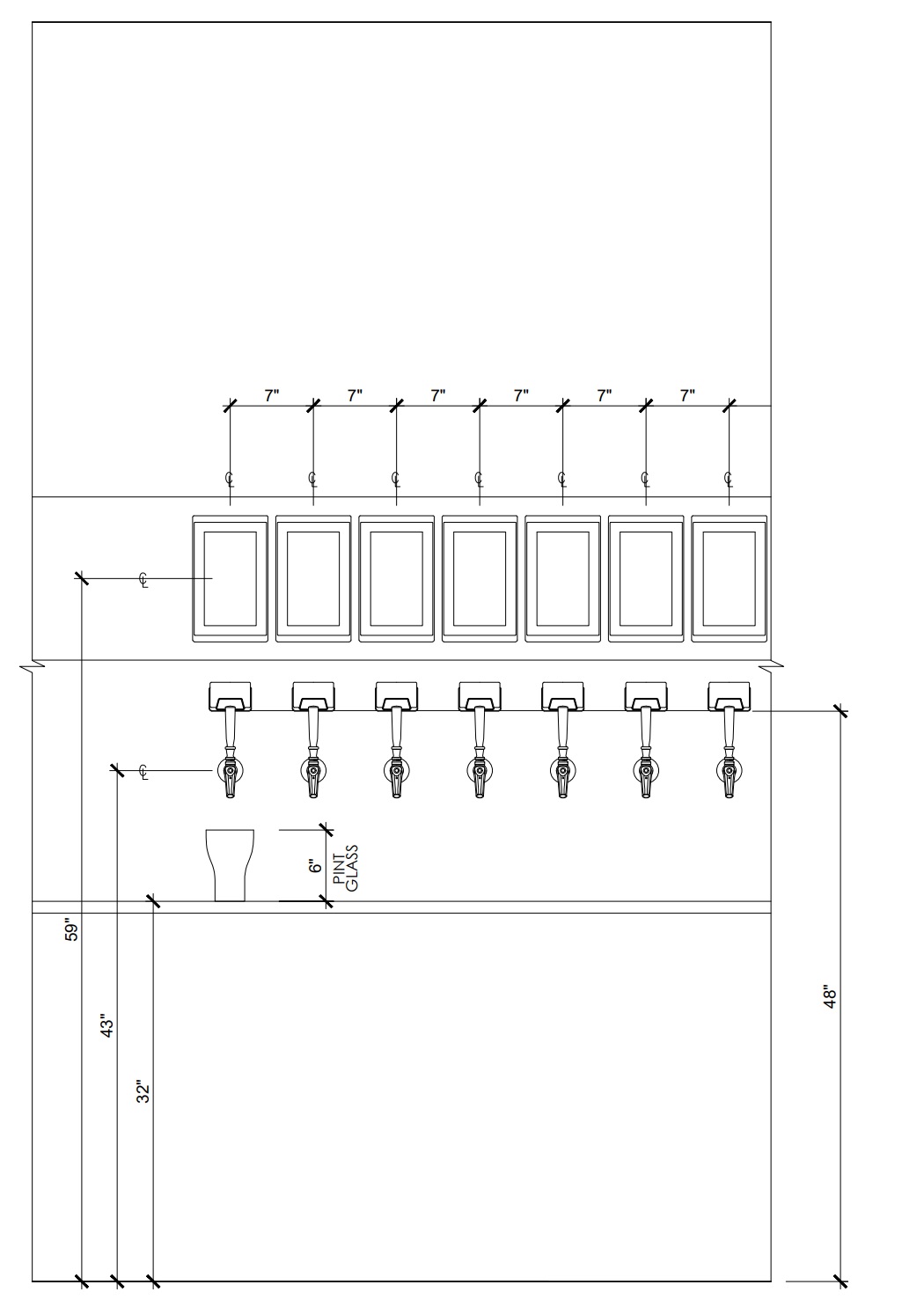 Tap Wall Dimensions (Direct Draw - Portrait)