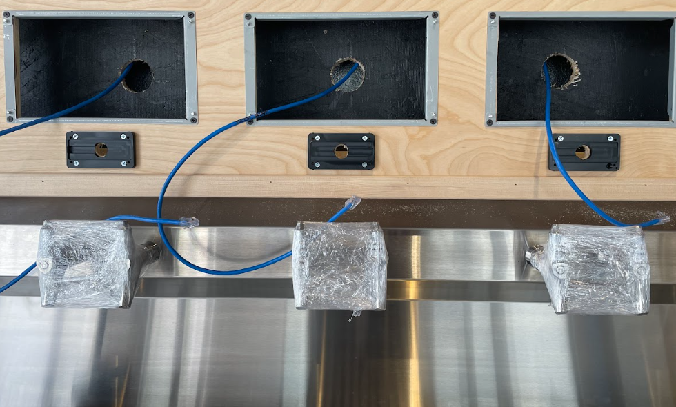 Screen and Card Reader Mounting