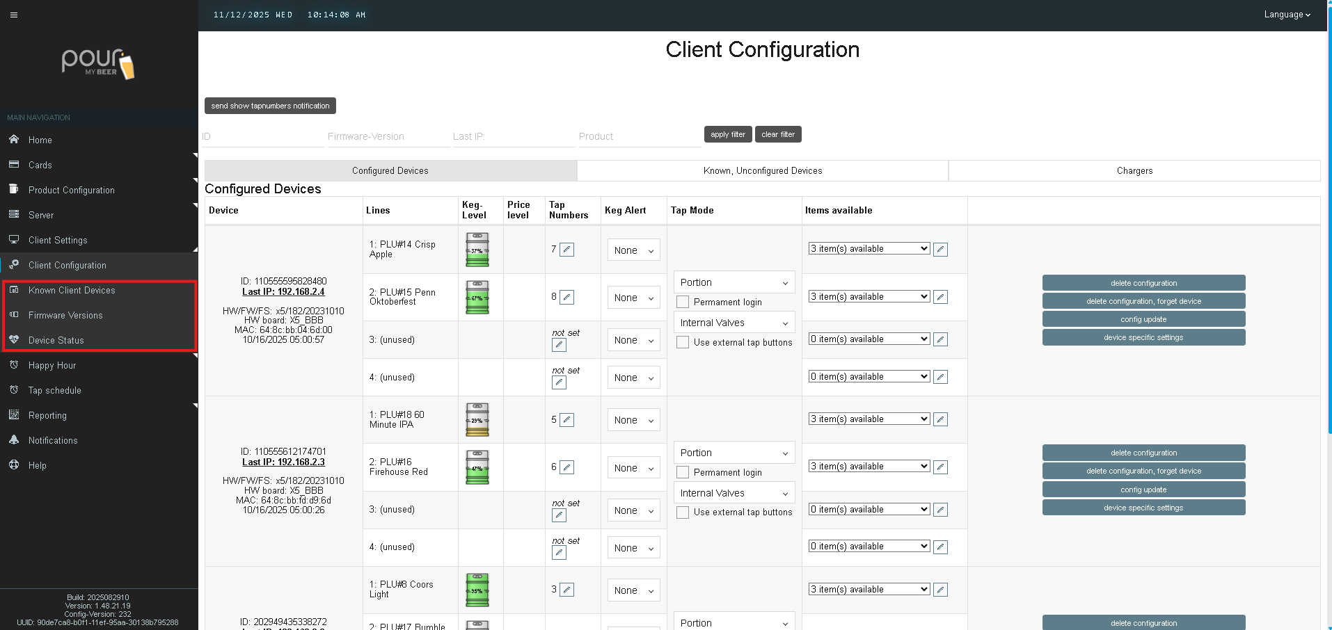 Client Settings Overview