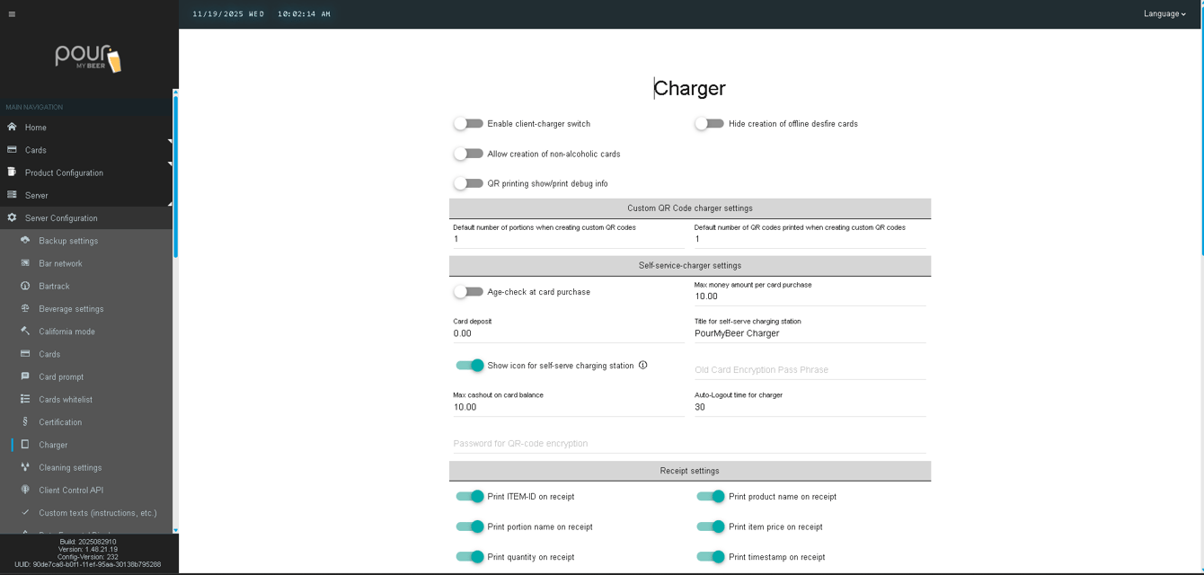 Server Configuration Settings Overview