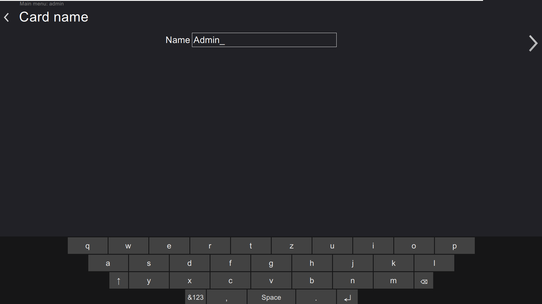 How to Create Admin Cards