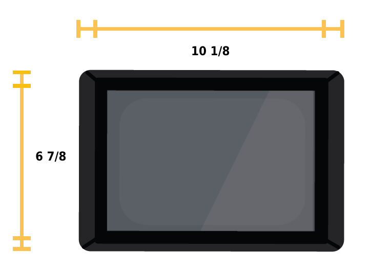 X10 Screen Dimensions